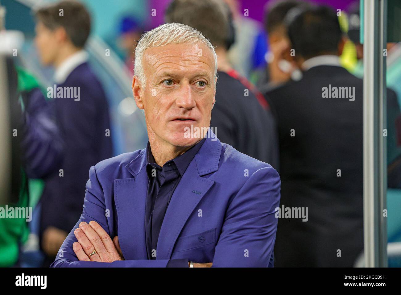 Head coach Didier Deschamps of France during the FIFA World Cup 2022 ...