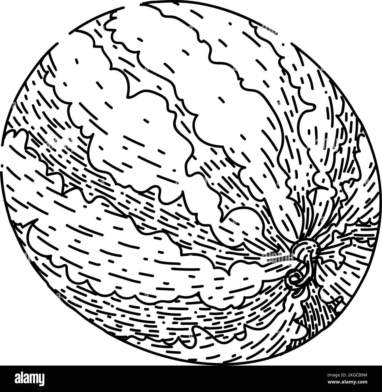 watermelon green sketch hand drawn vector Stock Vector Image & Art - Alamy