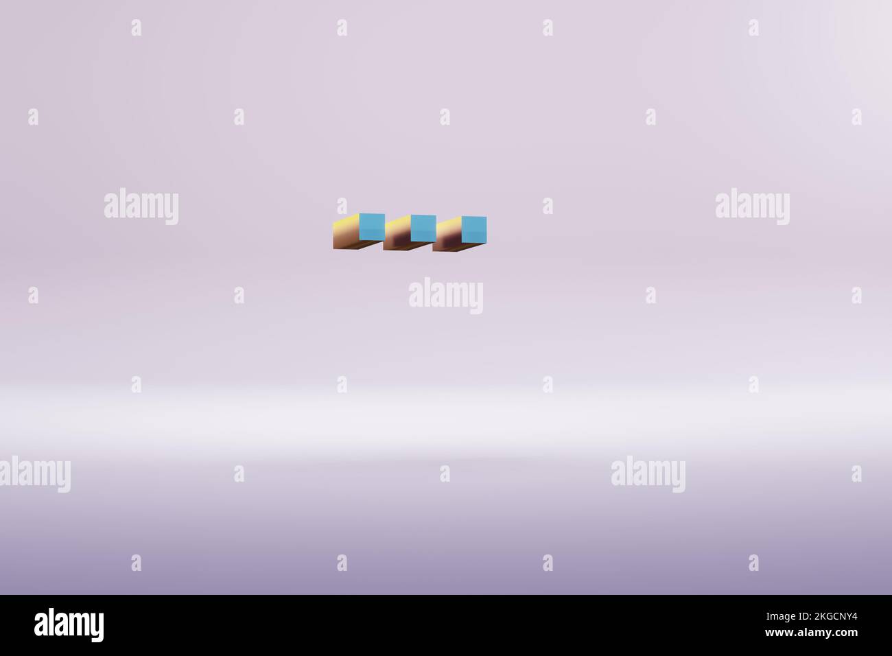 Beautiful illustration blue Pixel ellipsis symbol icons on a bright ...