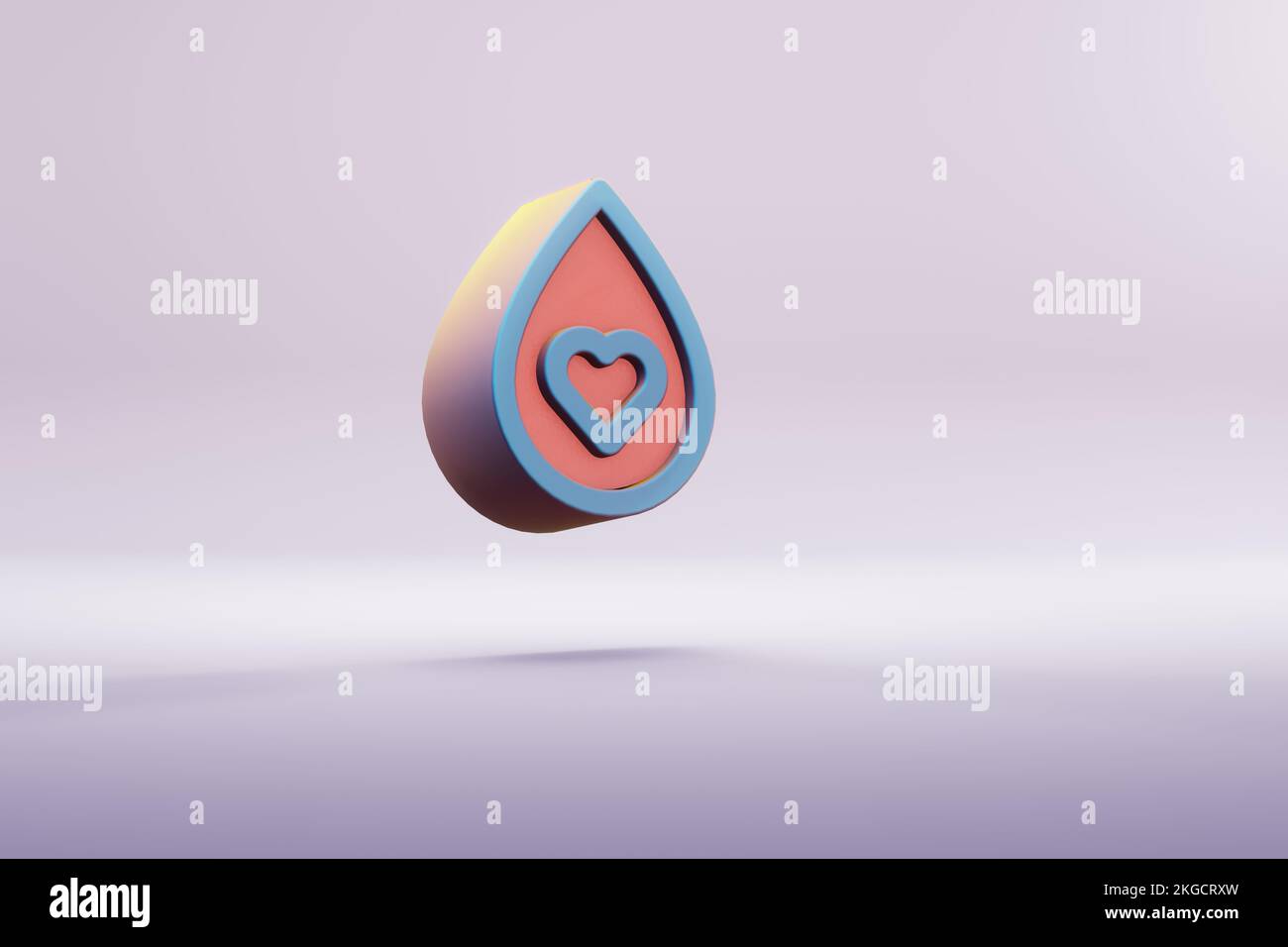 Beautiful illustration blue Blood donation symbol icons on a bright ...