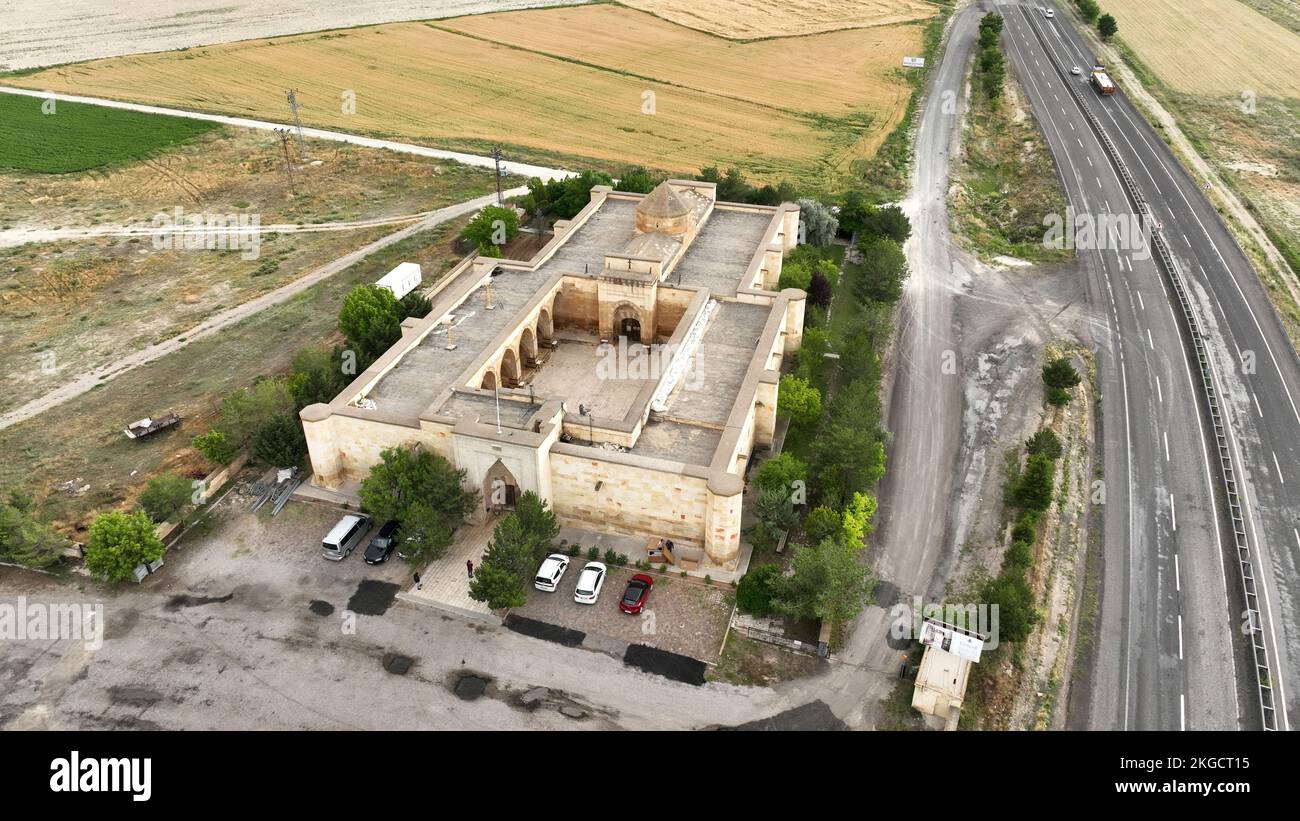 Saruhan Caravanserai was built in 1249 during the Anatolian Seljuk ...