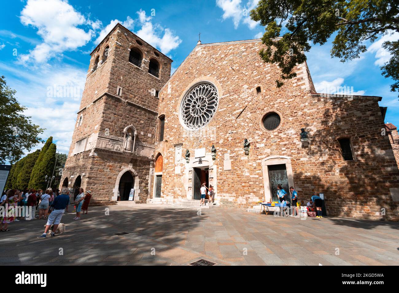 Cathedral of San Giusto in Trieste, Italy Stock Photo - Alamy