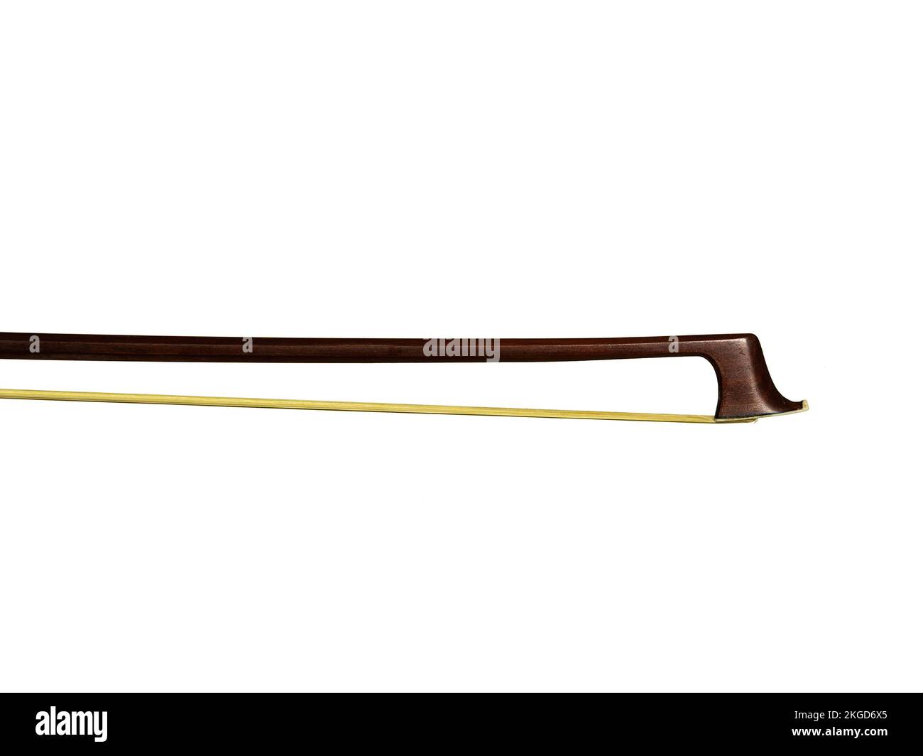 violin bow close-up on a white background Stock Photo - Alamy