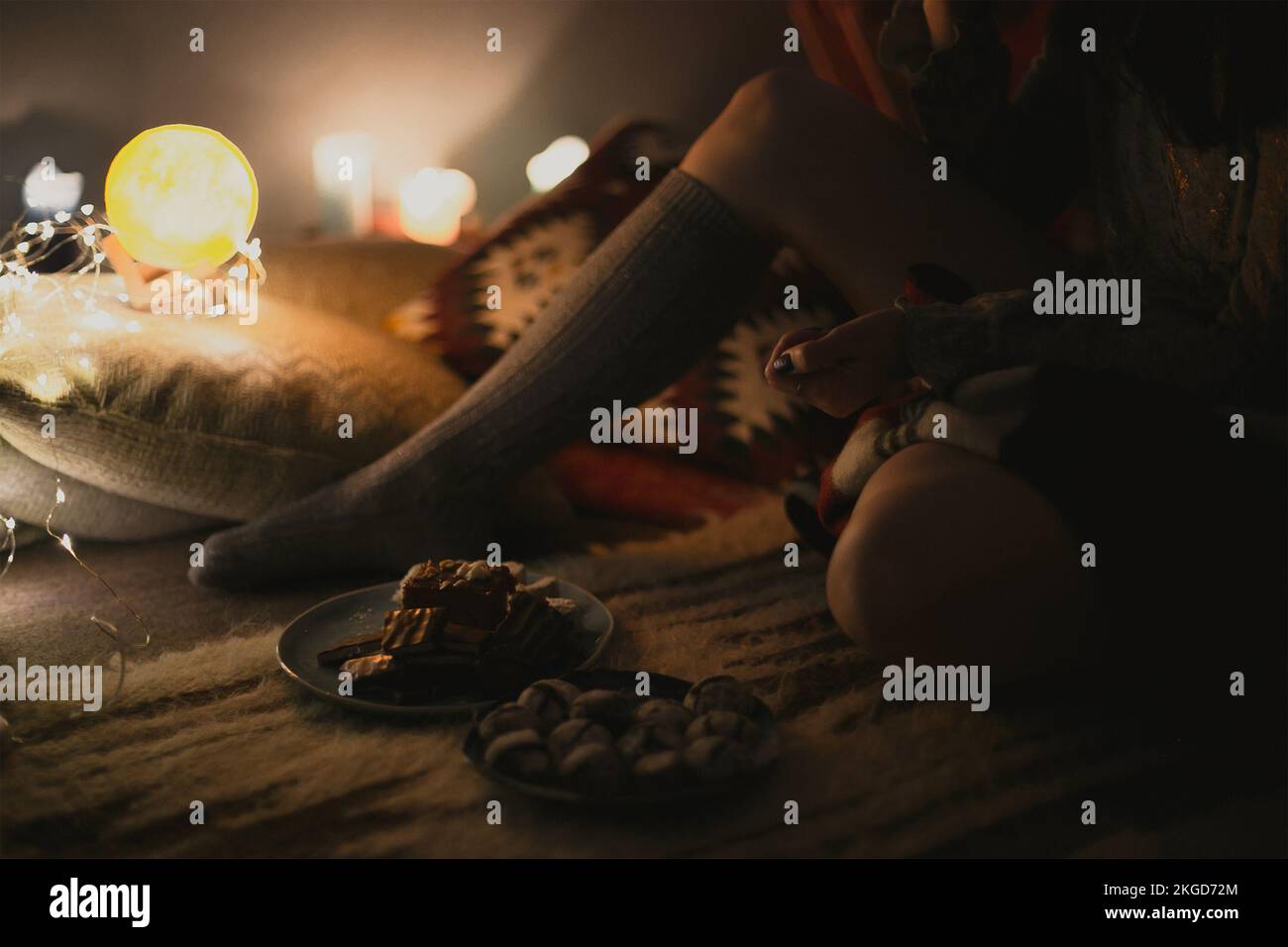 Stocking legs hi-res stock photography and images - Alamy