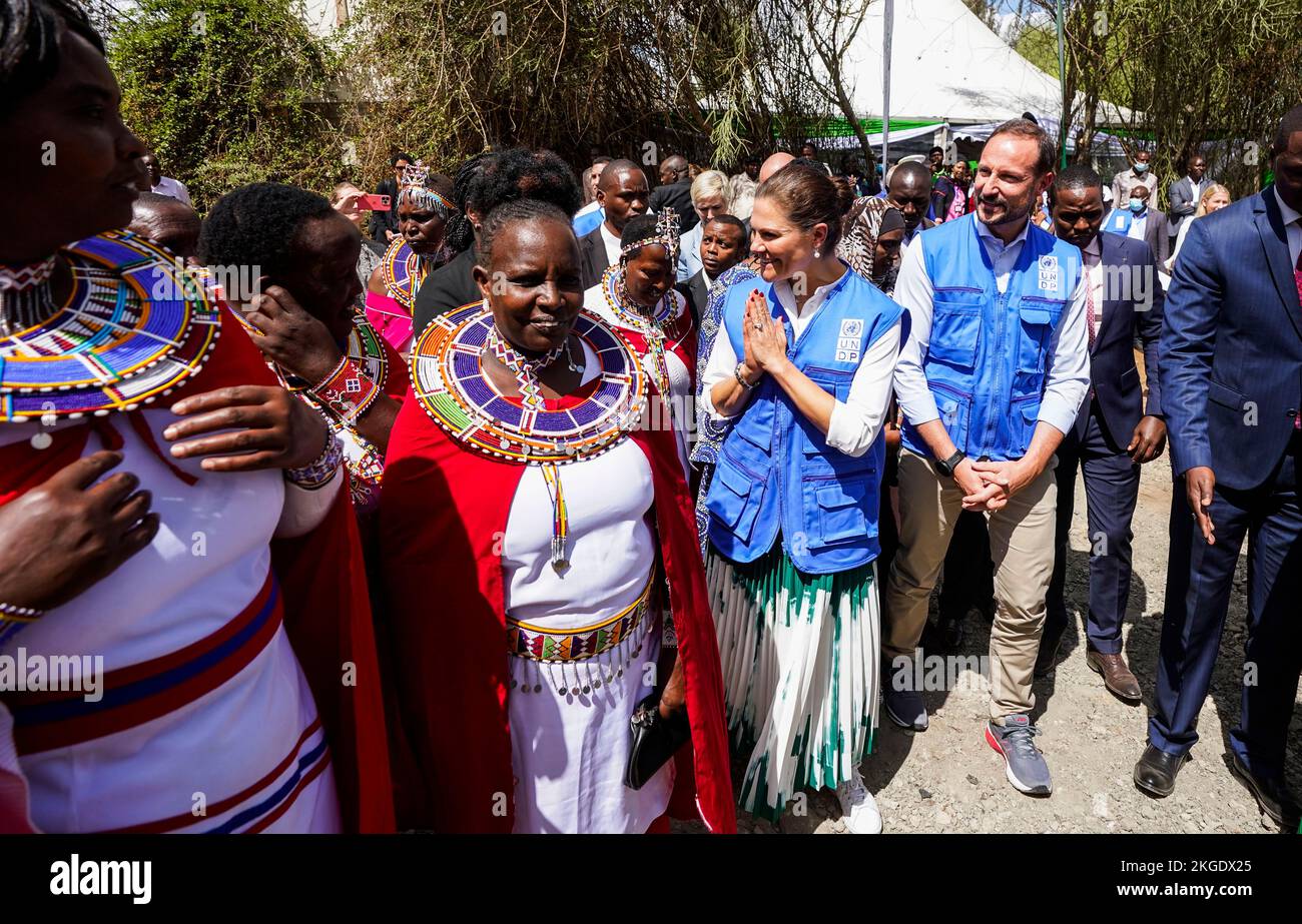 Nairobi, Kenya 20221122.Crown Princess Victoria of Sweden and Crown ...