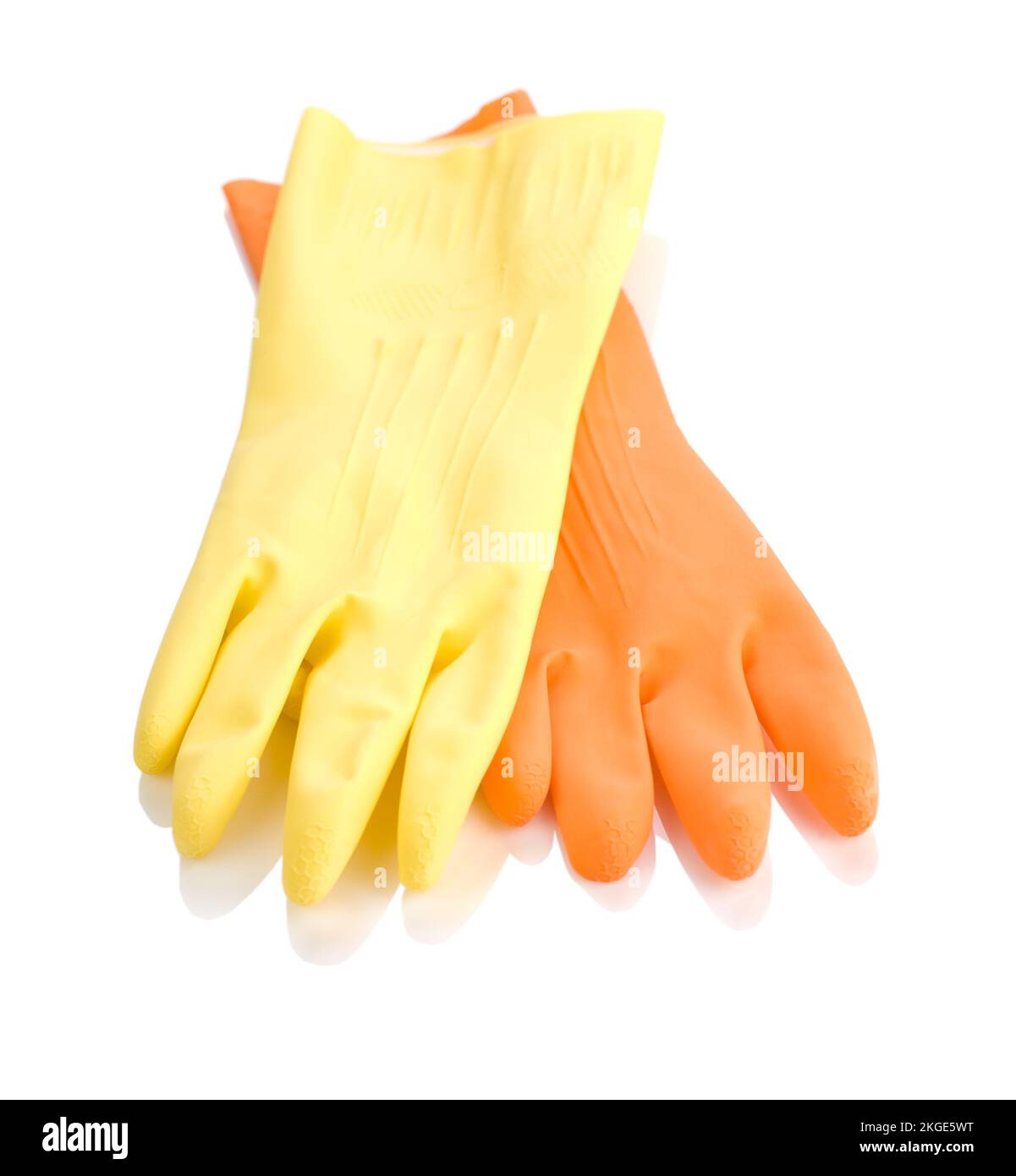 Washing up gloves Cut Out Stock Images & Pictures - Alamy