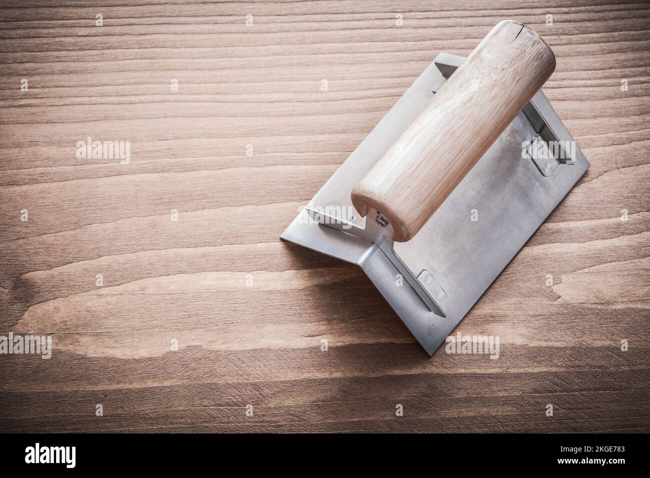 hand tool angle former with wooden handle Stock Photo - Alamy