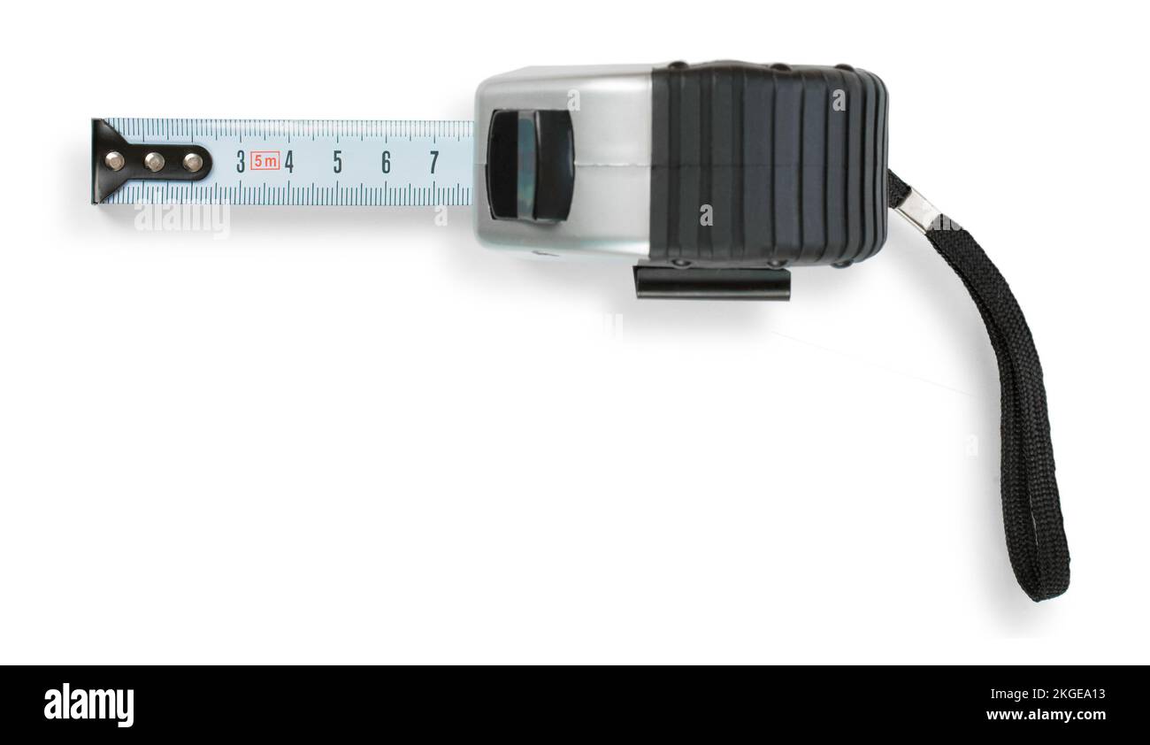 isolated measuring roulette Stock Photo - Alamy