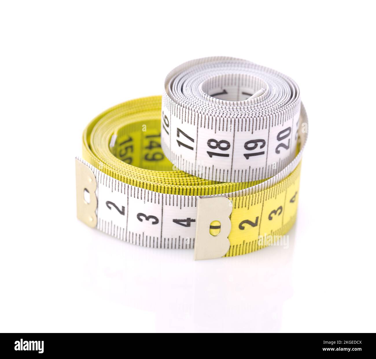 Tape measure measuring tapes Cut Out Stock Images & Pictures - Alamy