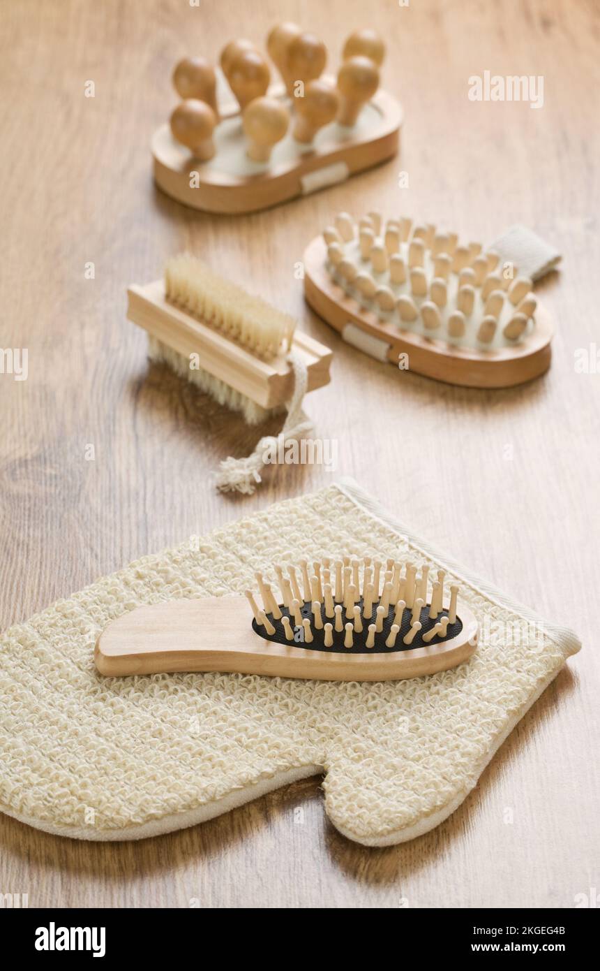 objects for taking bath Stock Photo - Alamy