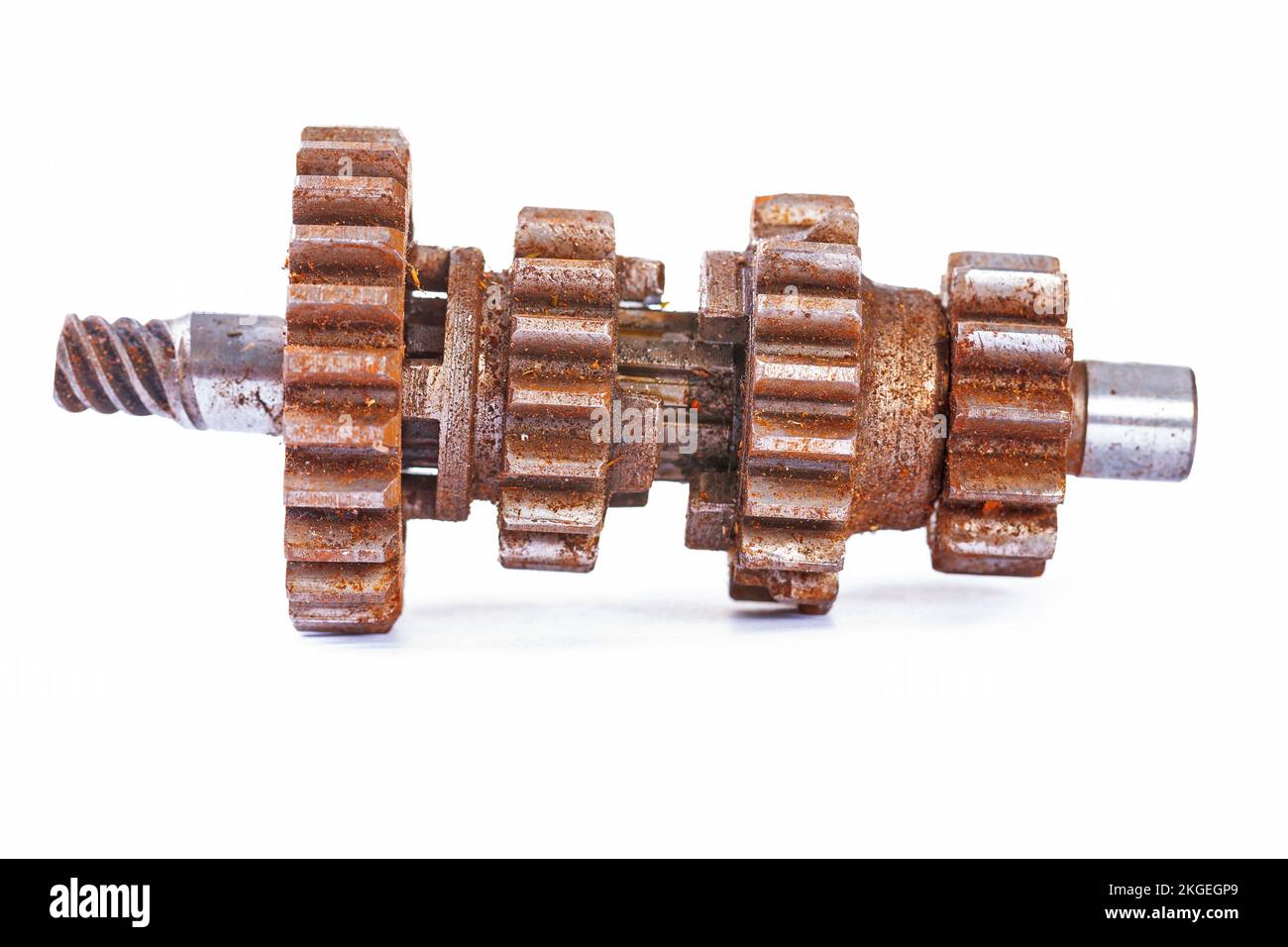 Old rusted gears Cut Out Stock Images & Pictures - Alamy