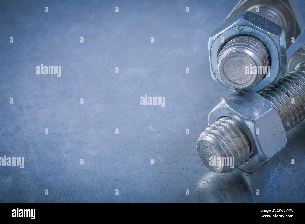 Threaded screwbolt nuts bolt hi-res stock photography and images - Alamy