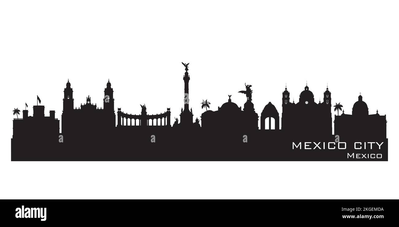 Mexico architecture line skyline hi-res stock photography and images ...