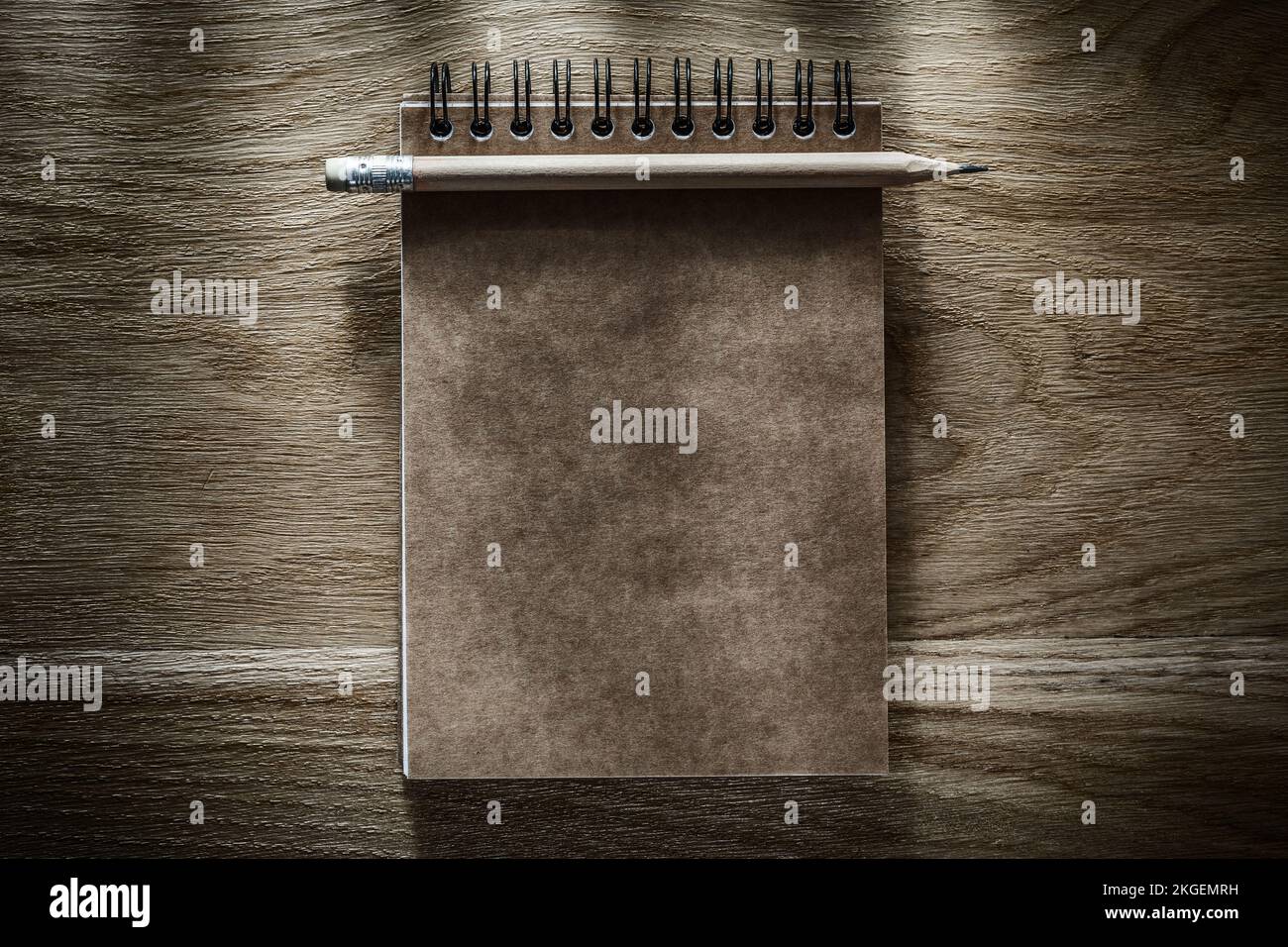 Brown notepad hi-res stock photography and images - Alamy