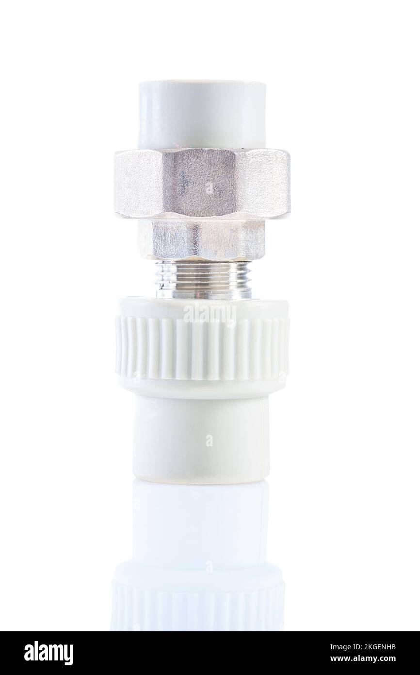 pipe conection isolated Stock Photo - Alamy