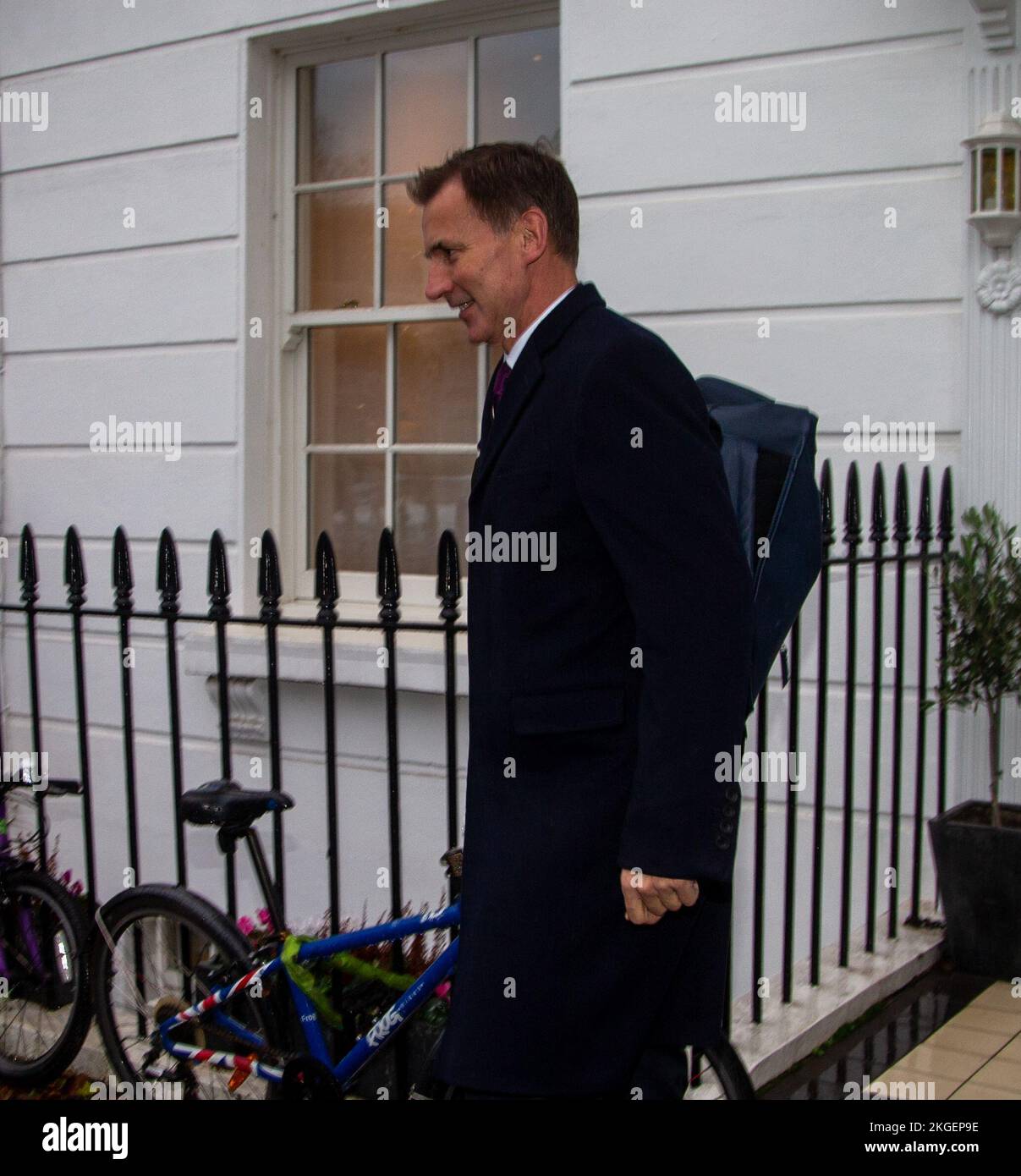 London, England, UK. 23rd Nov, 2022. Chancellor of the Exchequer JEREMY ...