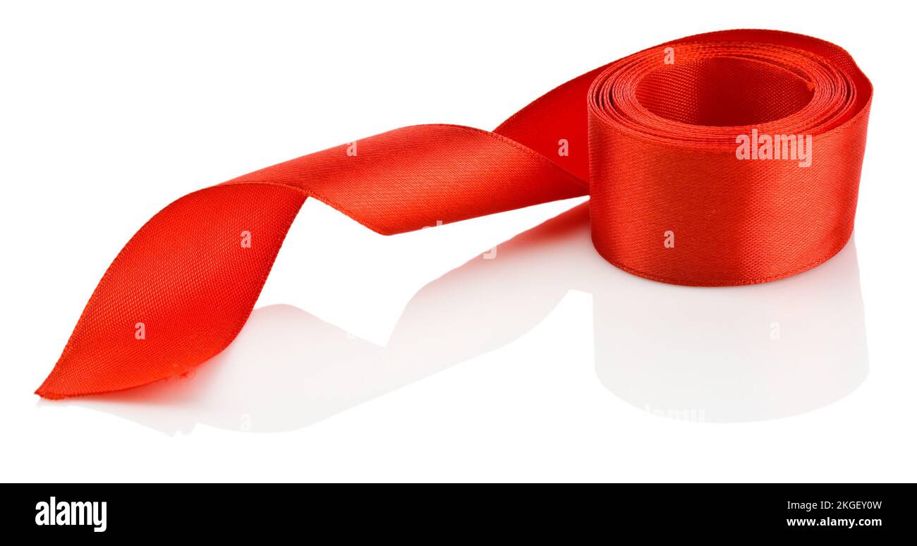 Satin red material Cut Out Stock Images & Pictures - Alamy