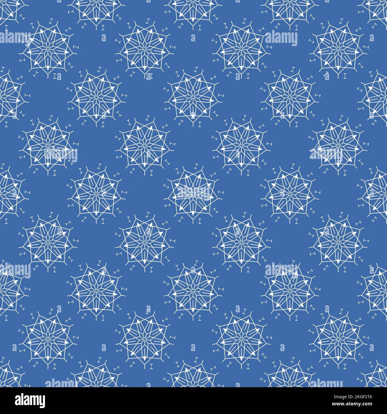 Seamless pattern in trendy blue color. Classic Blue Color of the Year ...