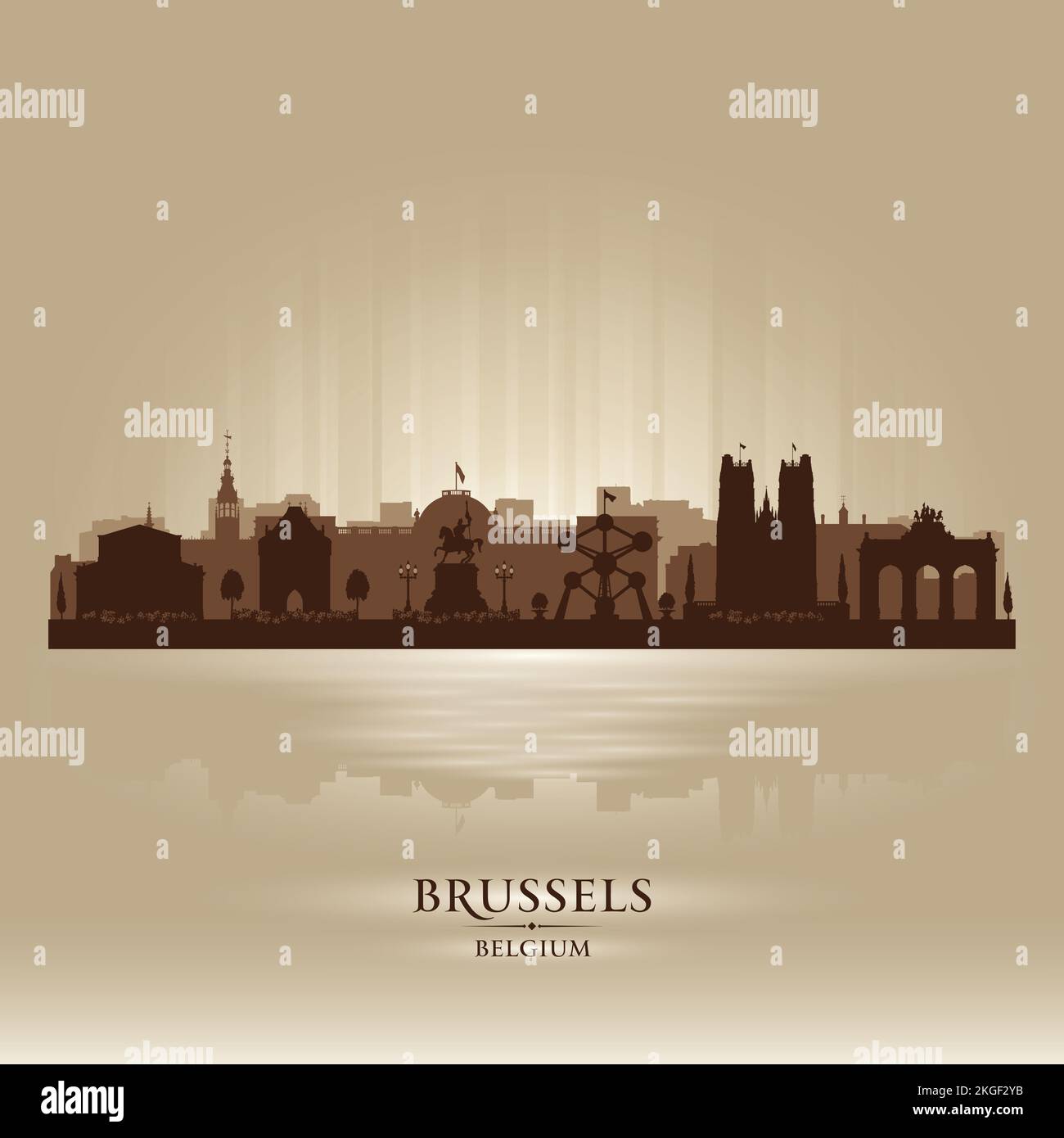 Brussels belgium city Stock Vector Images - Alamy