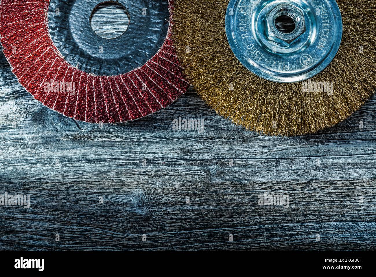 Rotary wire brush hi-res stock photography and images - Alamy