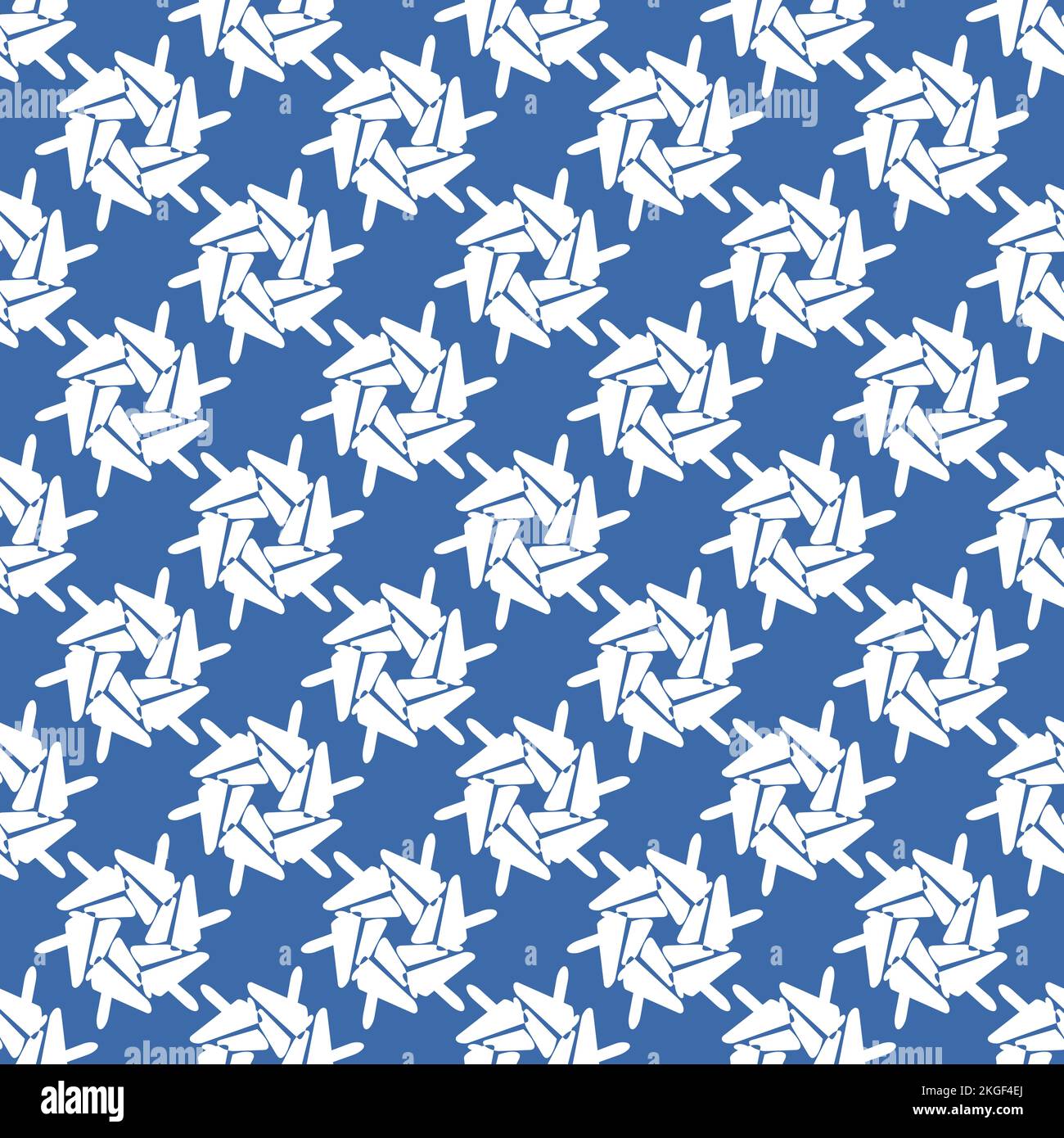 Seamless pattern in trendy blue color. Classic Blue Color of the Year ...