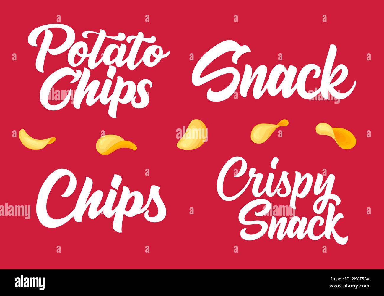 Crunchy crispy text, lettering quote hand drawn creative concept for ...