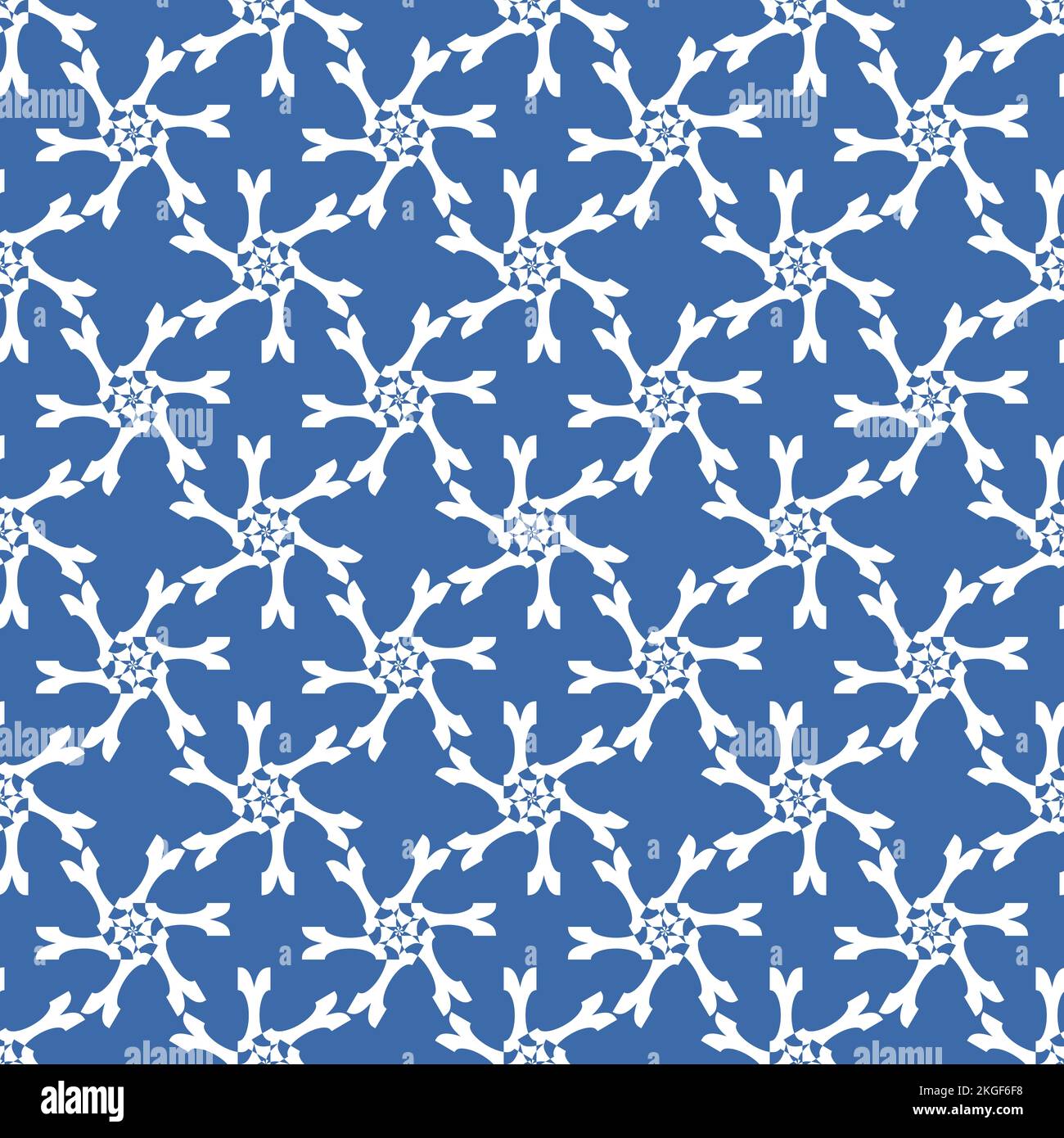 Seamless pattern in trendy blue color. Classic Blue Color of the Year ...