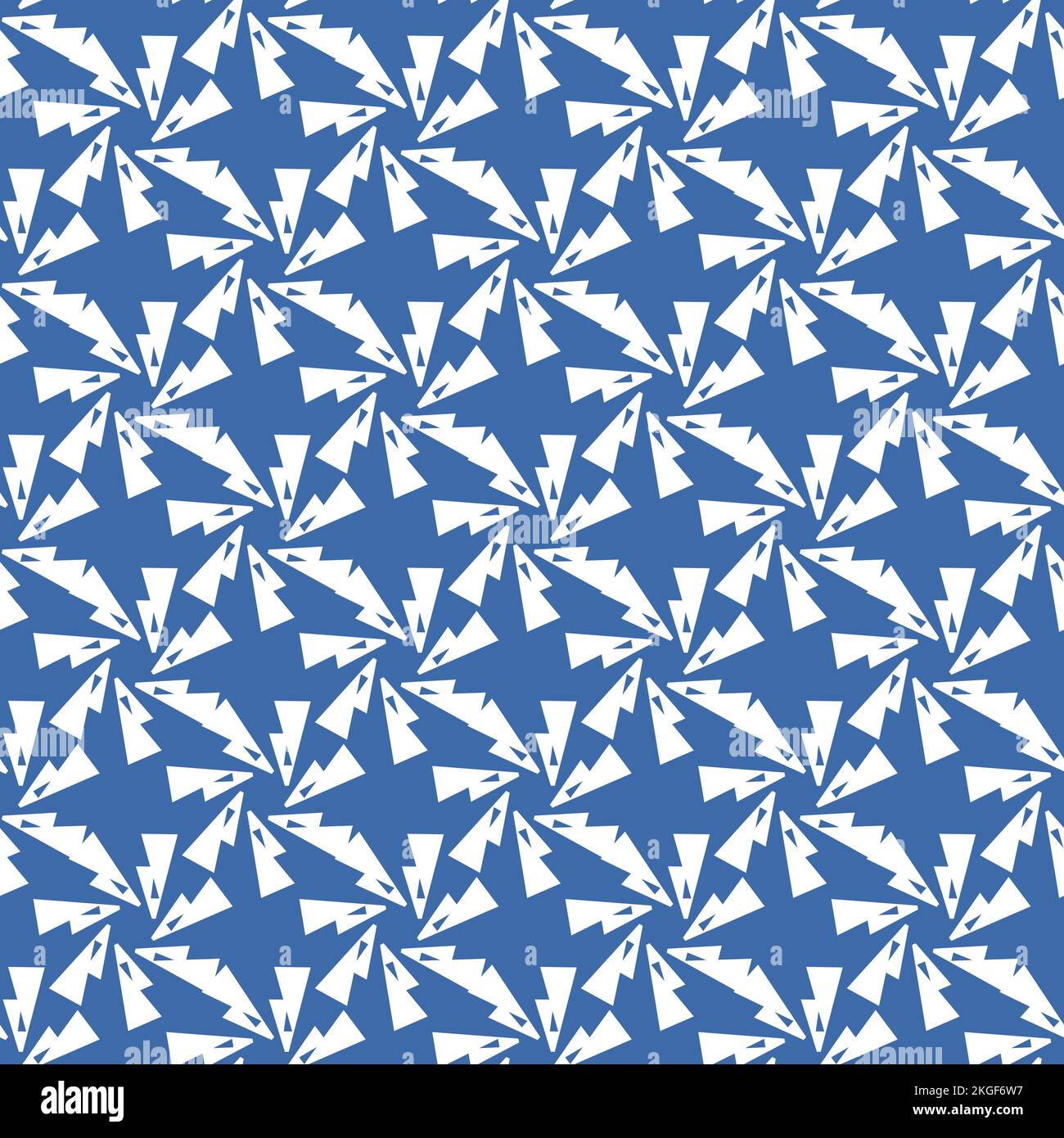Seamless pattern in trendy blue color. Classic Blue Color of the Year ...