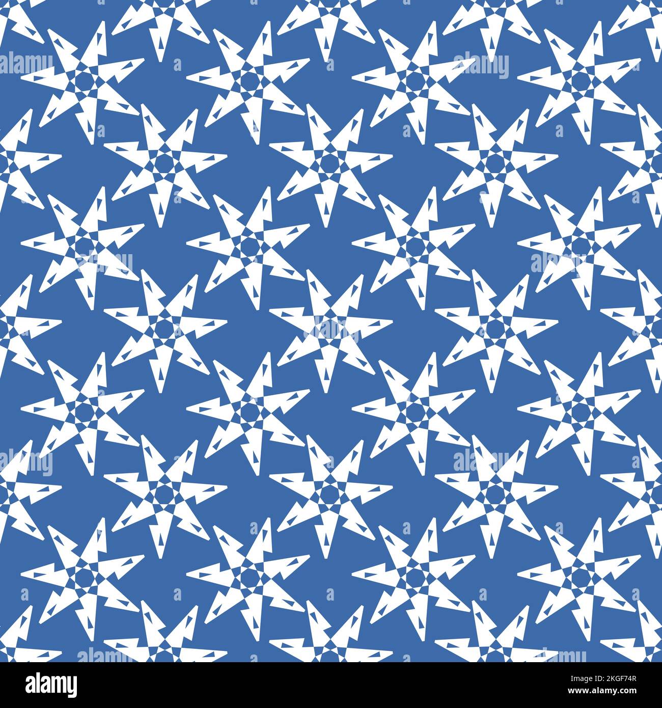 Seamless pattern in trendy blue color. Classic Blue Color of the Year ...