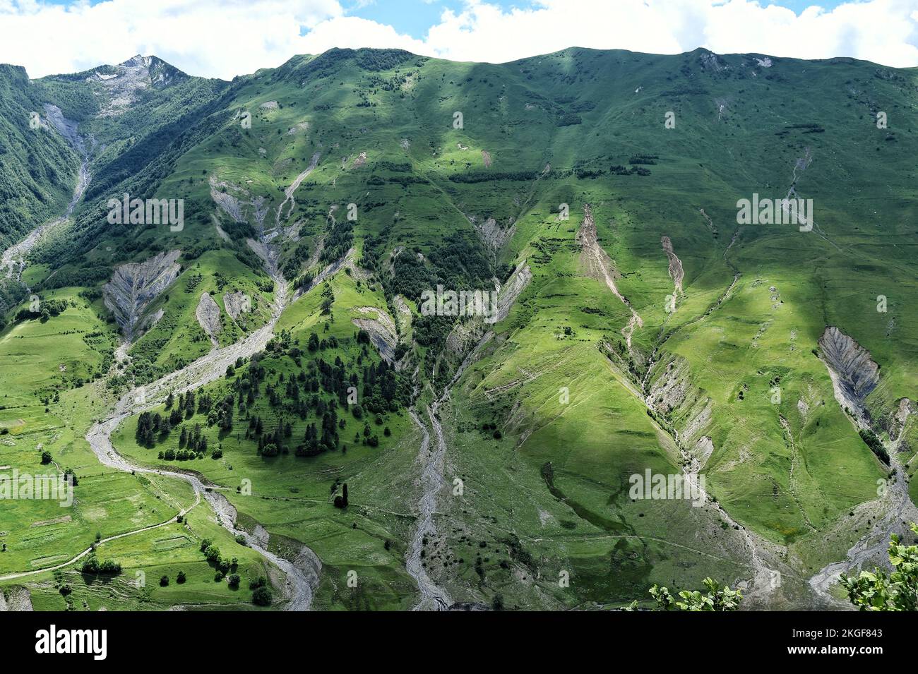landscape and mountain of Georgia Stock Photo - Alamy