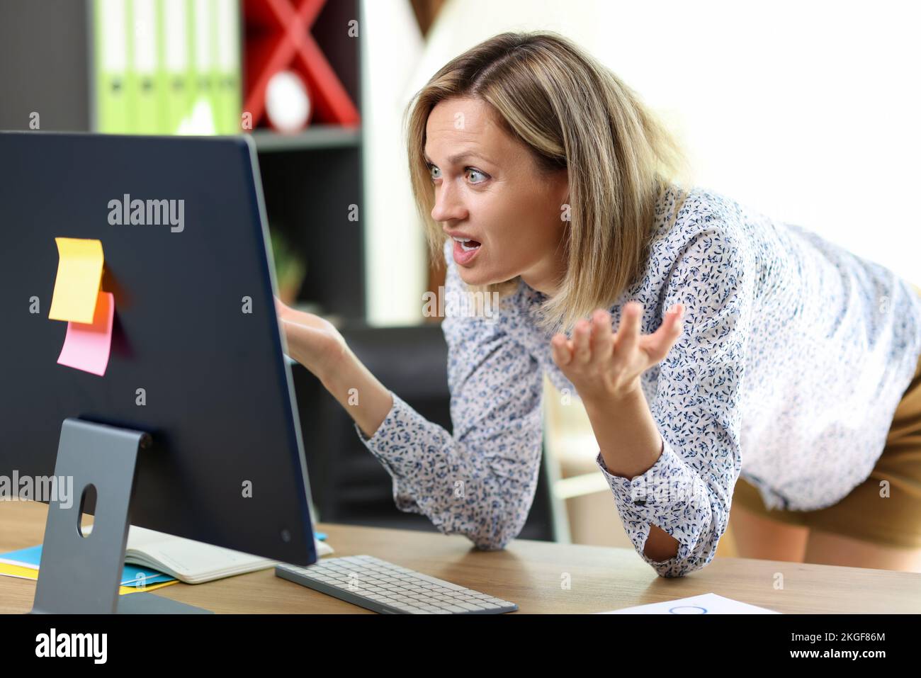 Financial problem, unexpected results, lack of money. Confused and ...