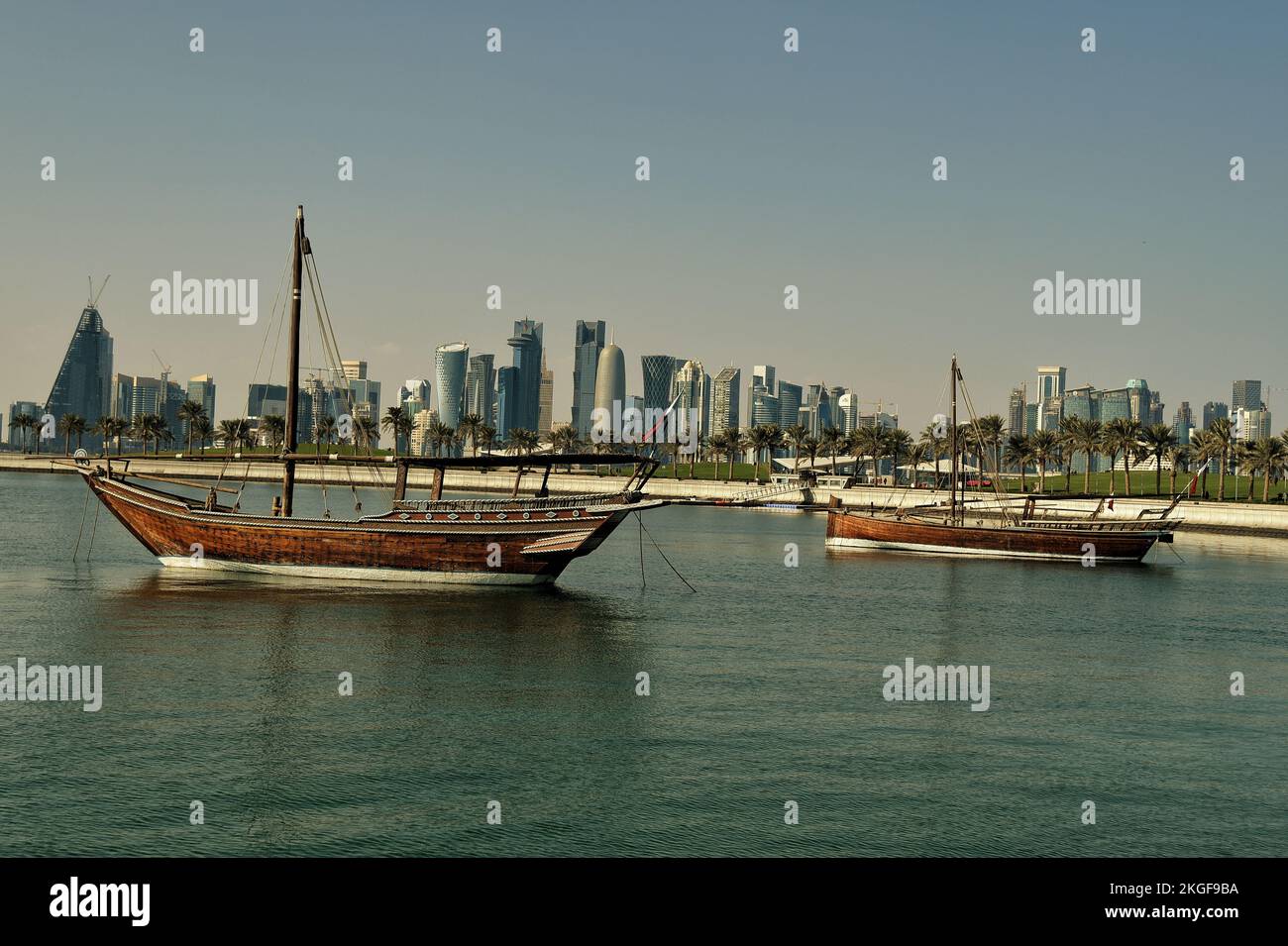 doha qatar cityscape Stock Photo - Alamy