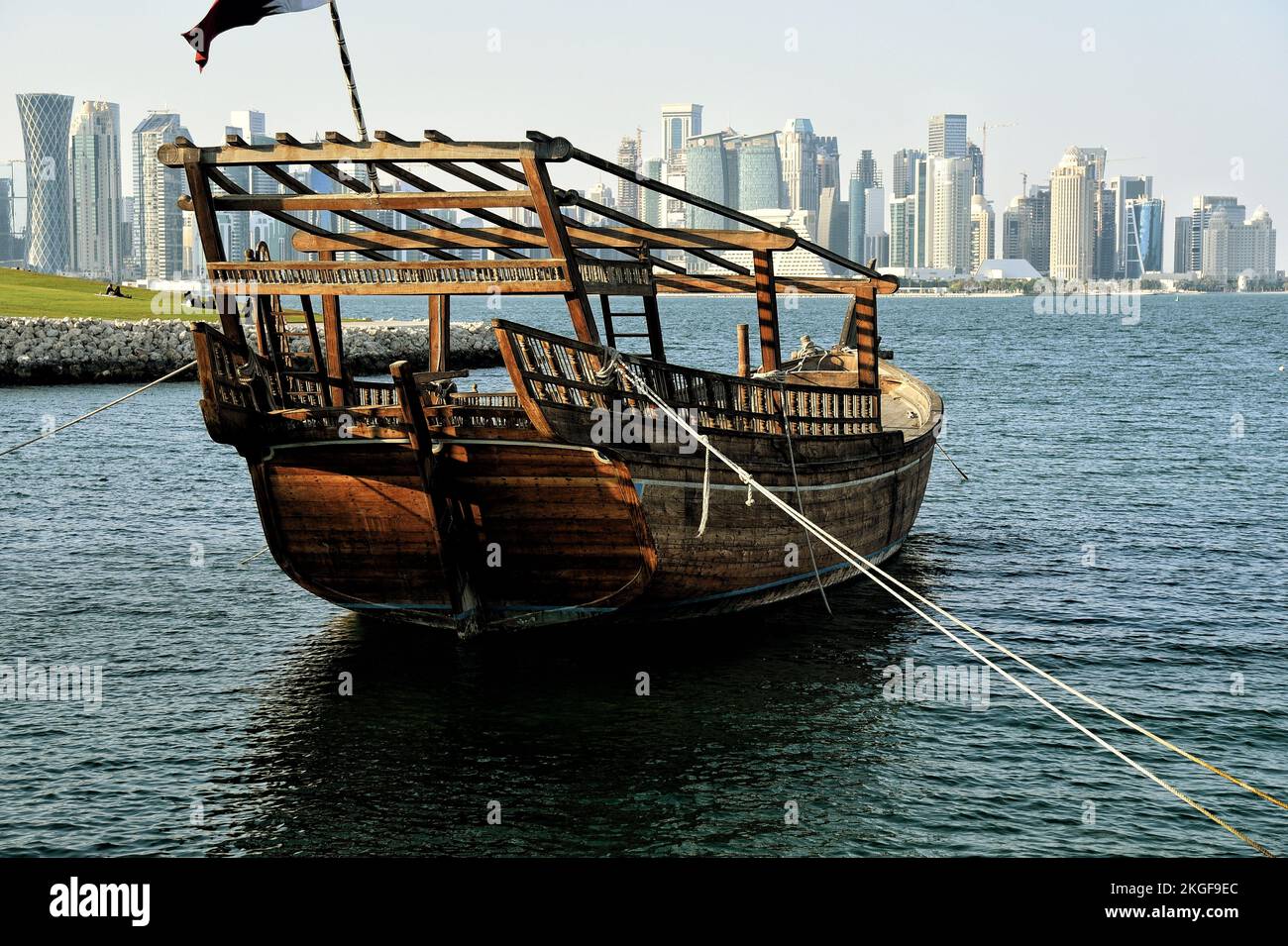 doha qatar cityscape Stock Photo - Alamy