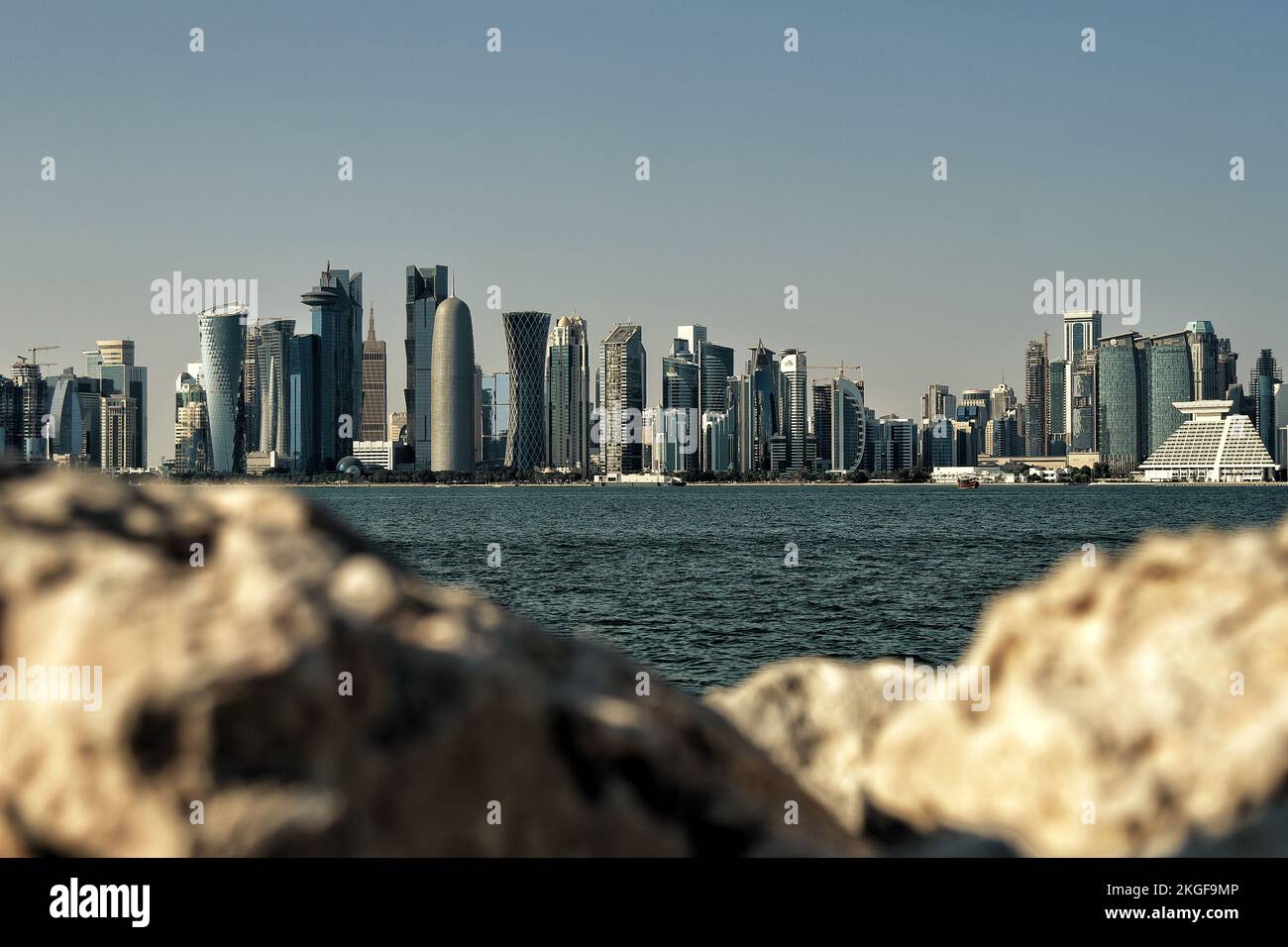 doha qatar cityscape Stock Photo - Alamy