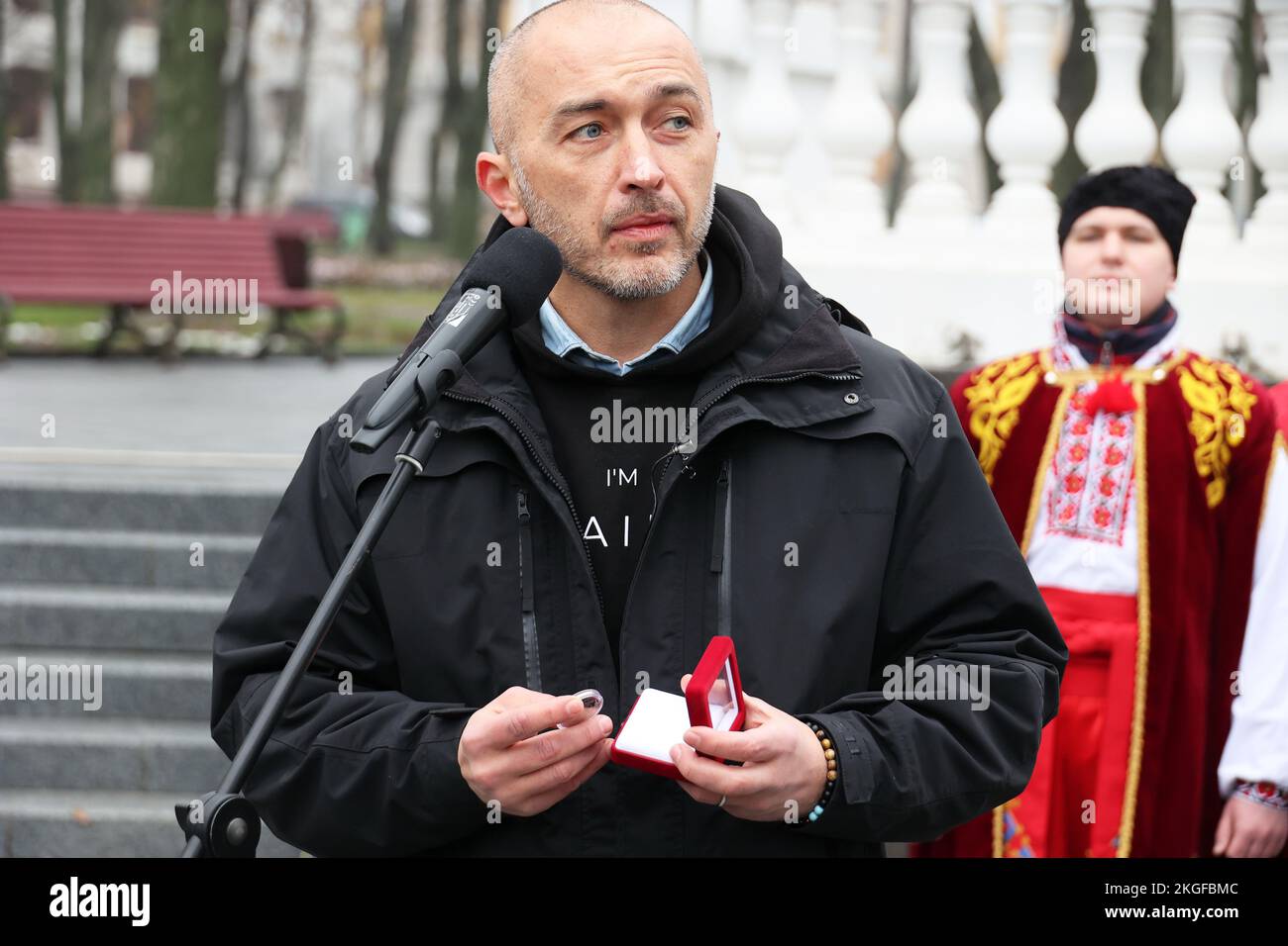Non Exclusive: KHARKIV, UKRAINE - NOVEMBER 21, 2022 - NBU Head Andrii ...