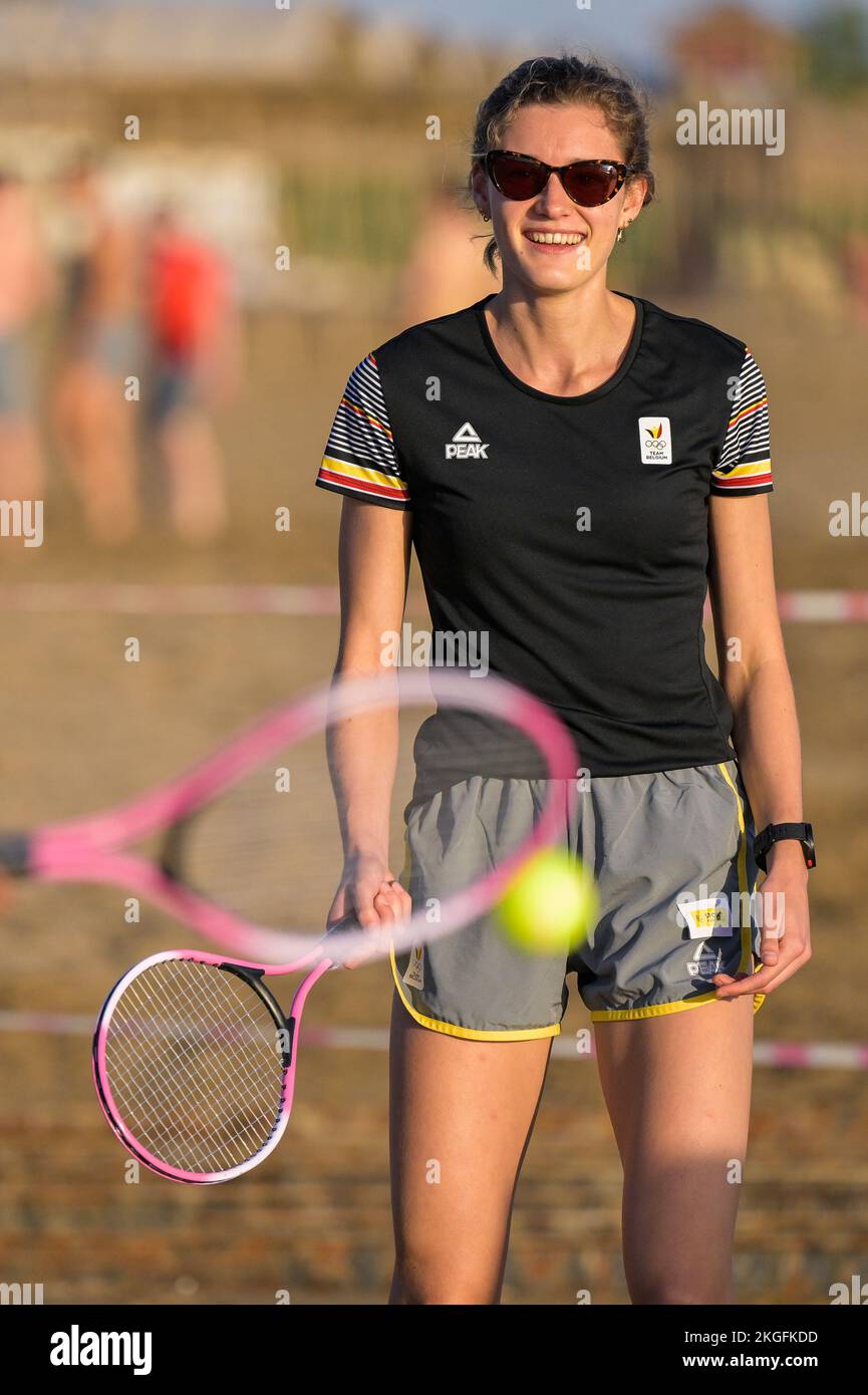 Belek Turkey, Tuesday 22 November 2022. Belgian Helena Ponette pictured ...