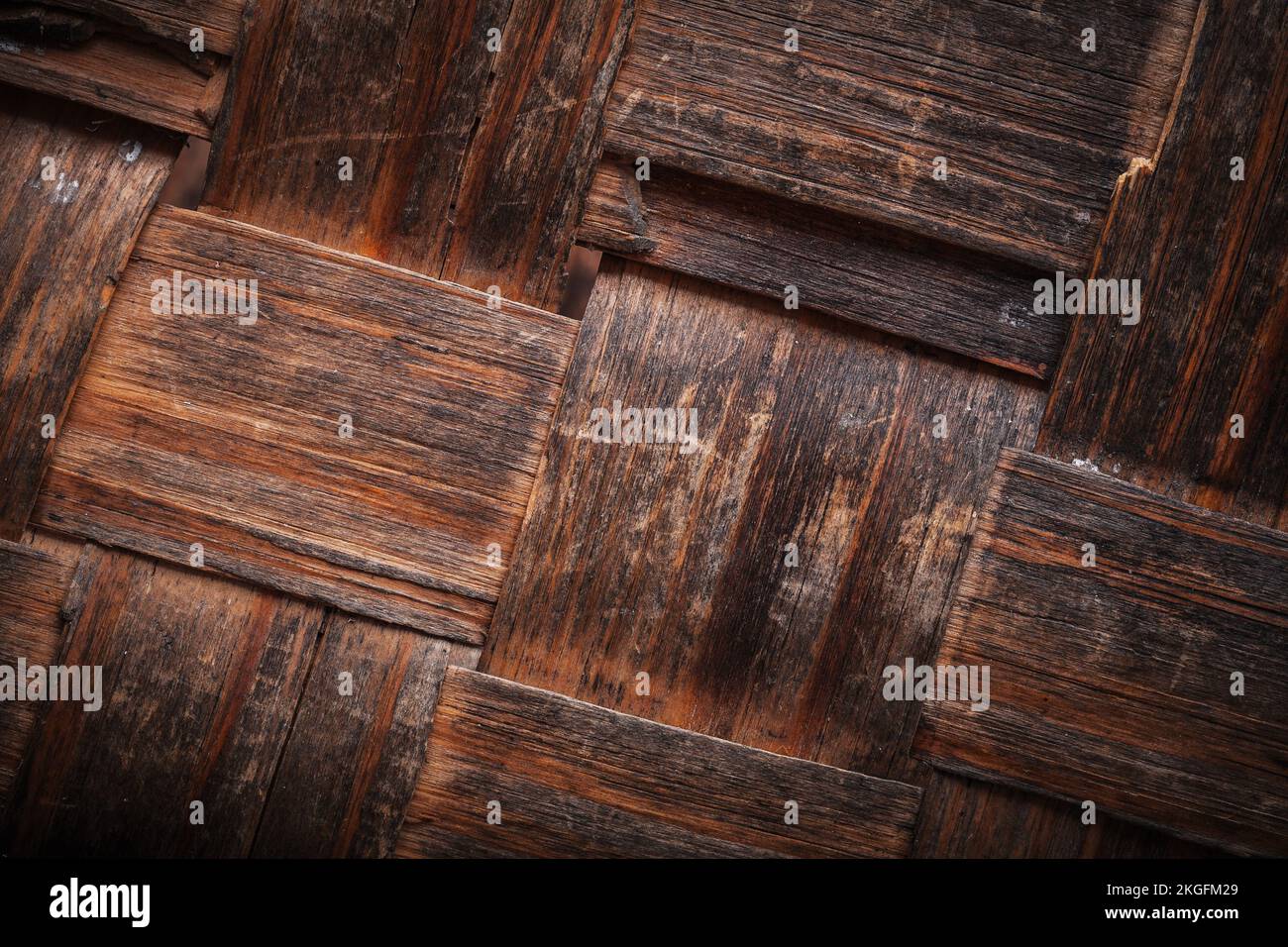 Wicker handmade obsolete mat backgrounds concept Stock Photo - Alamy