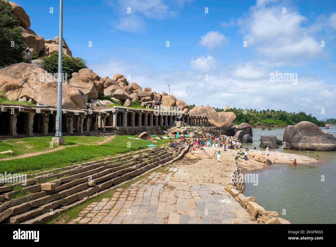 matanga hill hampi Stock Photo - Alamy