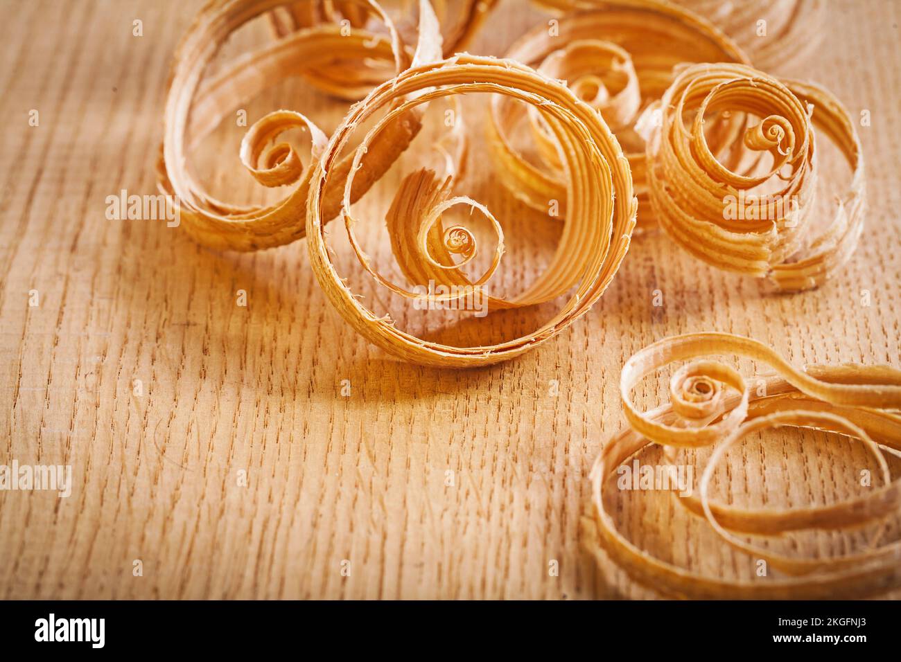 wooden shavings on board Stock Photo - Alamy