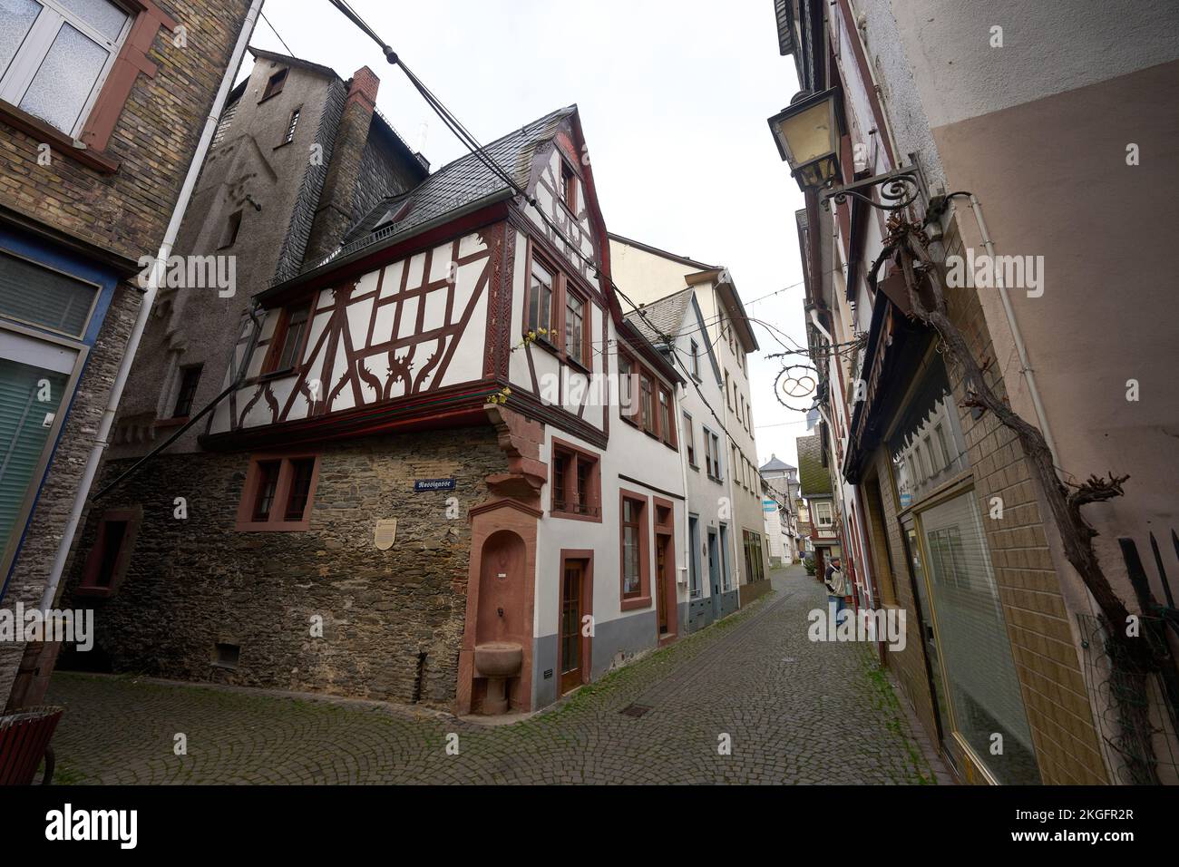 Kaub, Germany. 23rd Nov, 2022. The Roof Slate Mining Museum is housed ...