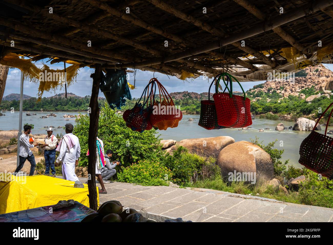 matanga hill hampi Stock Photo - Alamy