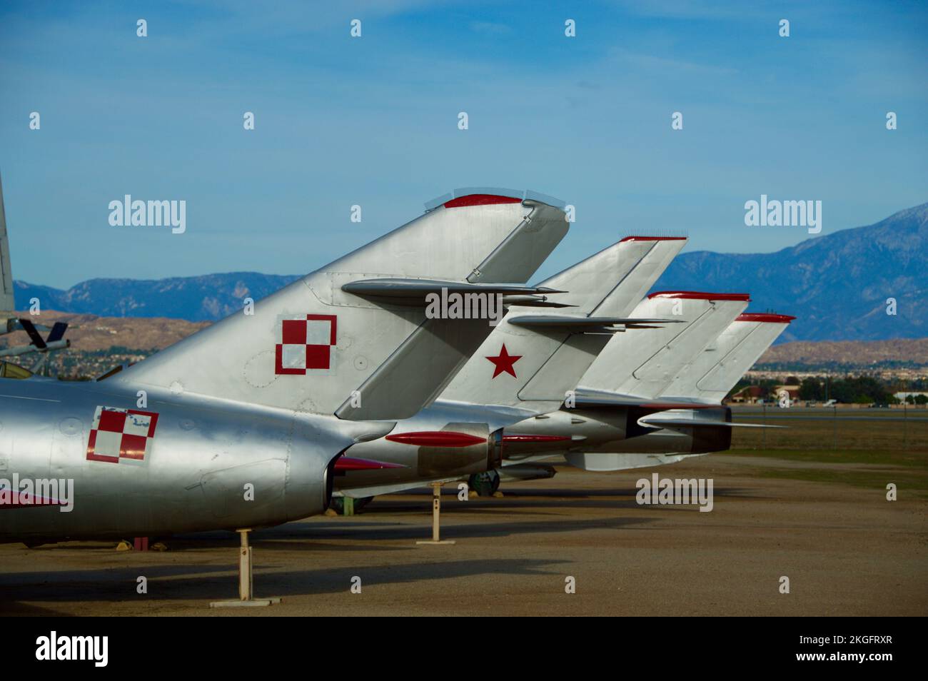 The aircraft showcase in March field air museum in March Air Reserve ...