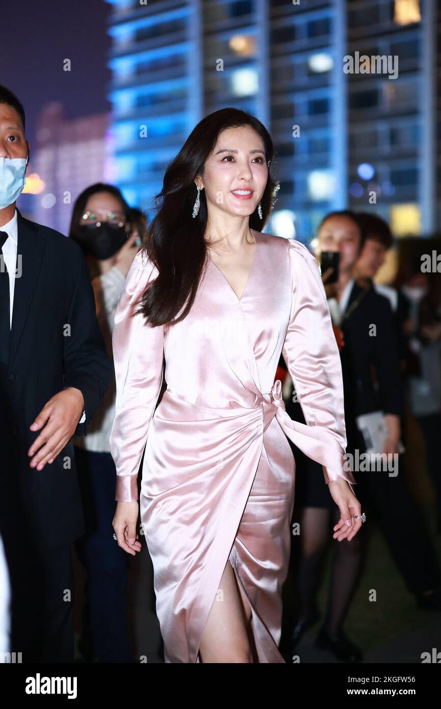 Chinese actress Zeng Li attended a brand activity in Changsha City ...