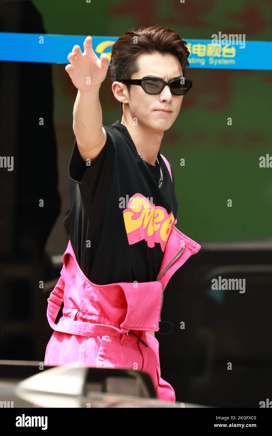 Chinese actor and basketball player Dylan Wang appeared at the Hunan ...