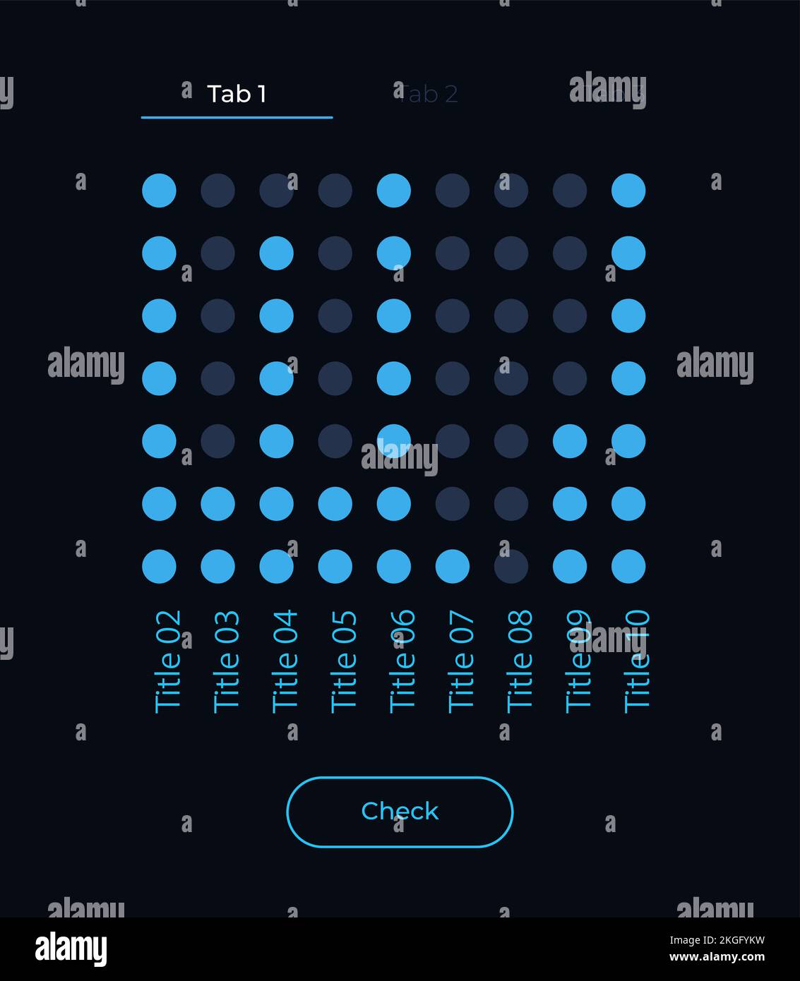 Dot chart Stock Vector Images - Alamy