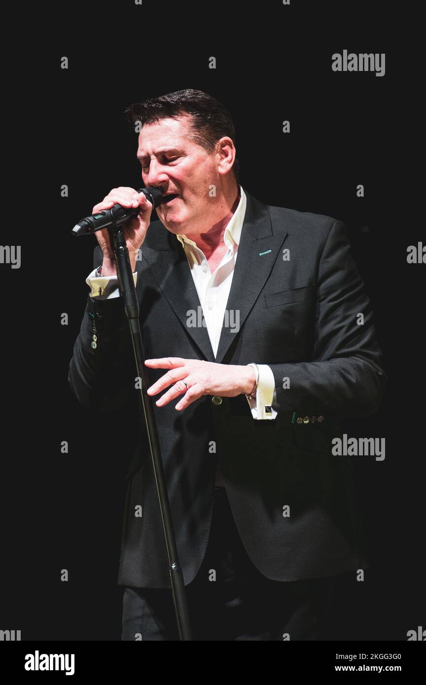ITALY, TURIN, NOVEMBER 22ND 2022: The British pop singer Tony Hadley ...