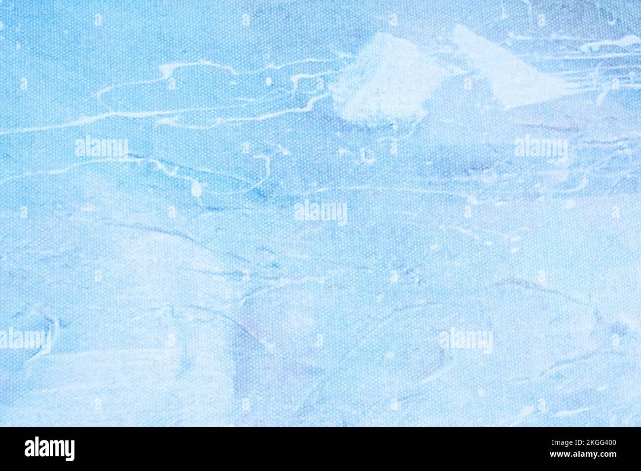 Abstract art background light blue colors. Watercolor painting on ...