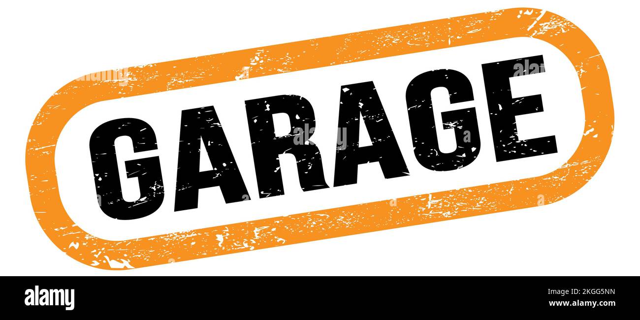 Text garage on sign Cut Out Stock Images & Pictures - Alamy
