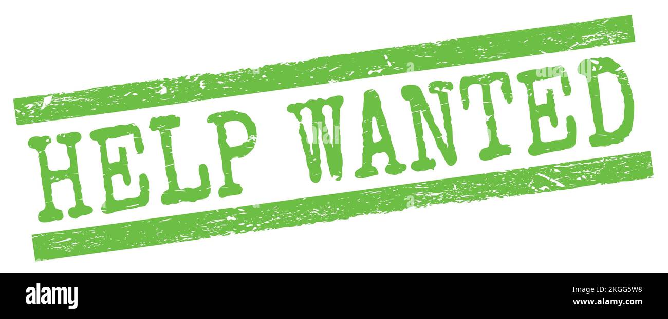 Help wanted seal hi-res stock photography and images - Alamy