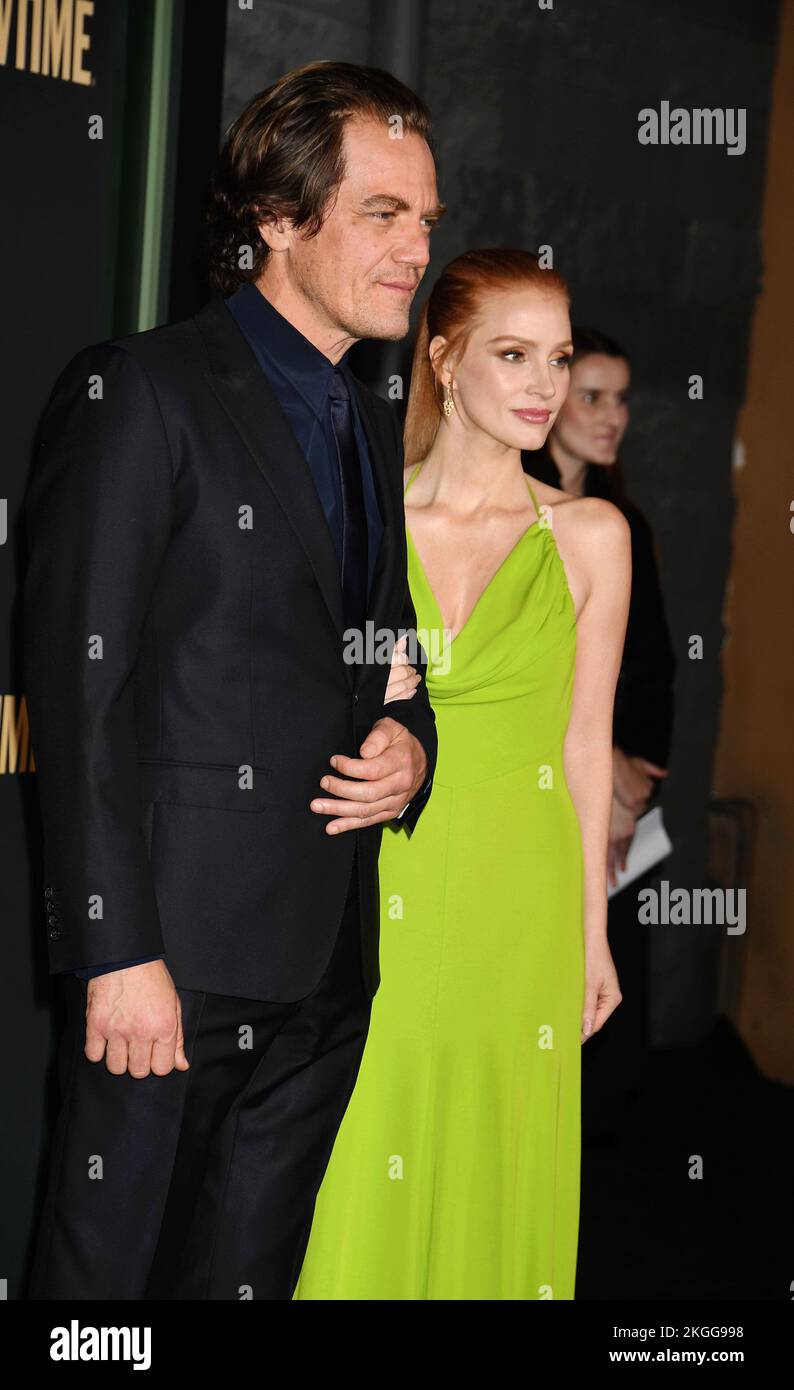 LOS ANGELES, CALIFORNIA - NOVEMBER 21: (L-R) Michael Shannon and ...